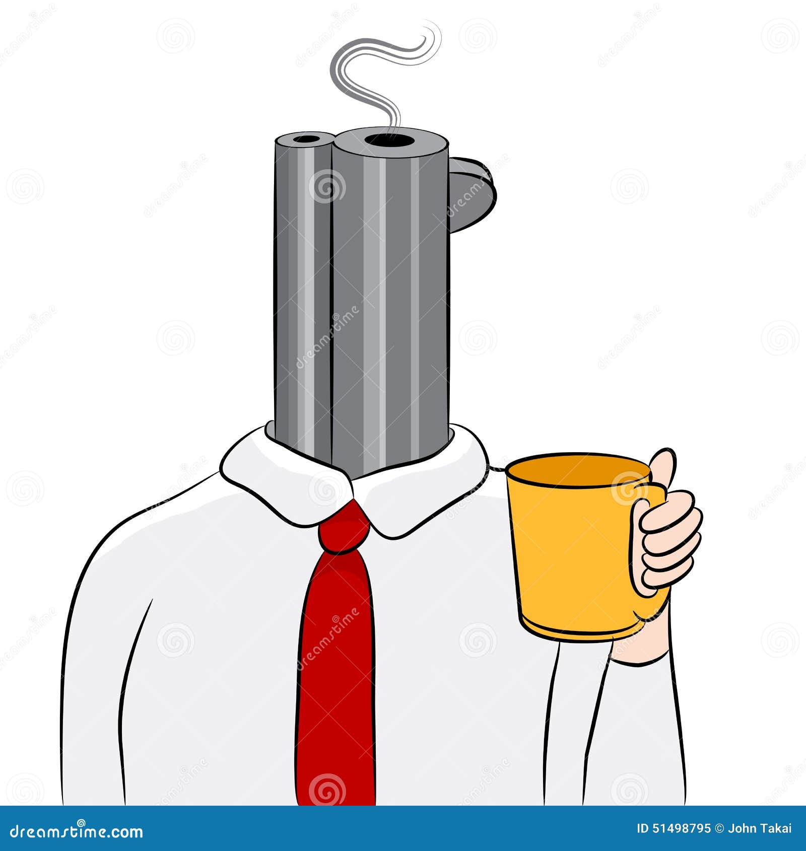 Loaded Drunk Man Cartoon Vector | CartoonDealer.com #51498795