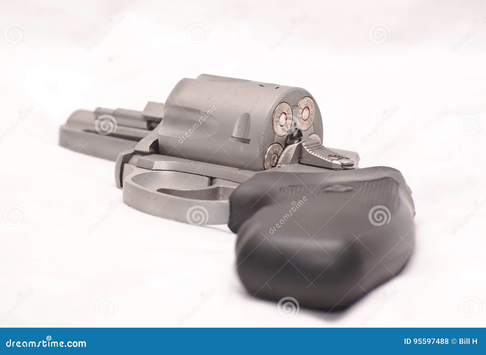 Loaded 357 magnum revolver stock photo. Image of copper - 95597488