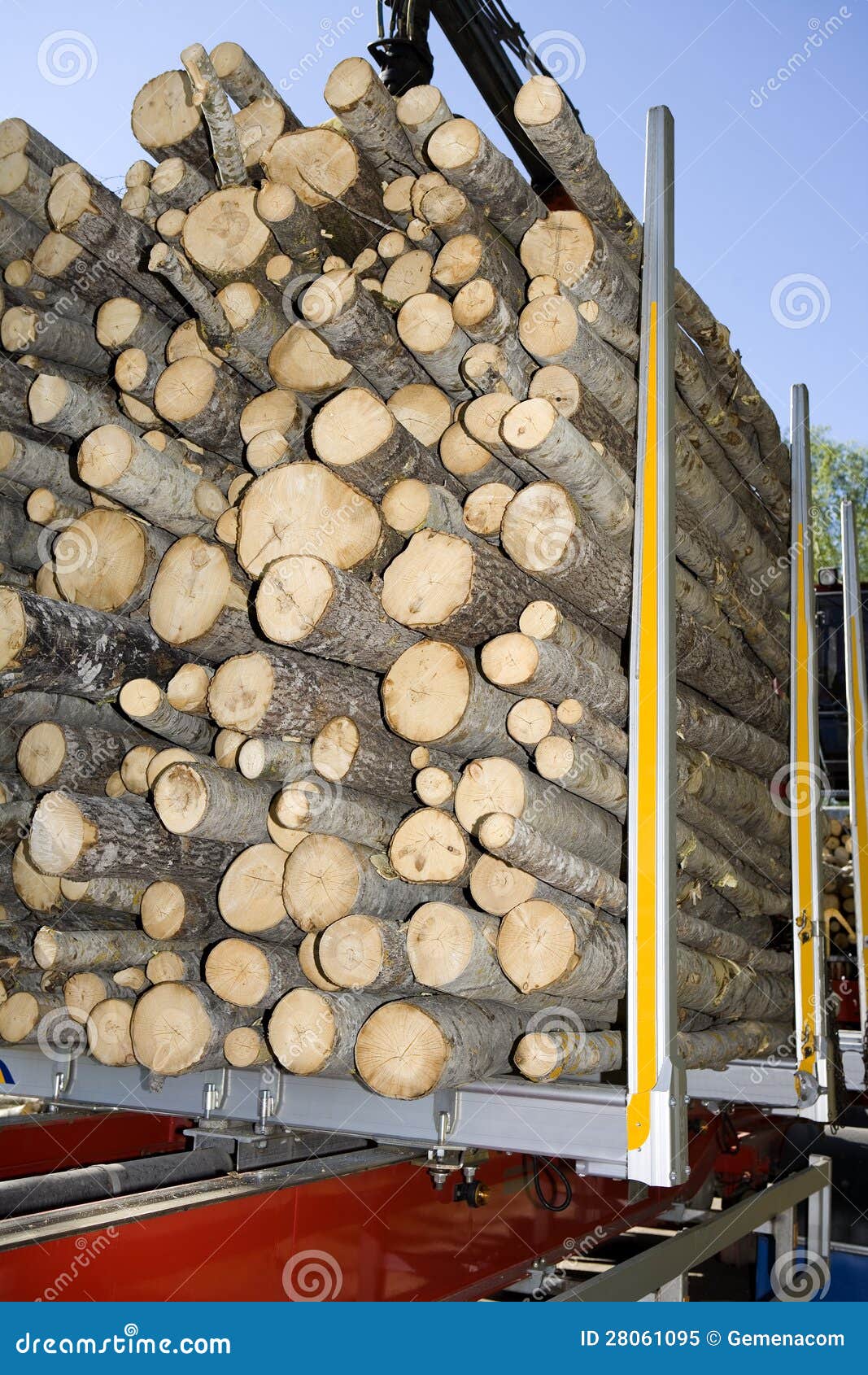 Loaded Timber stock image. Image of loading, lumber, business - 28061095