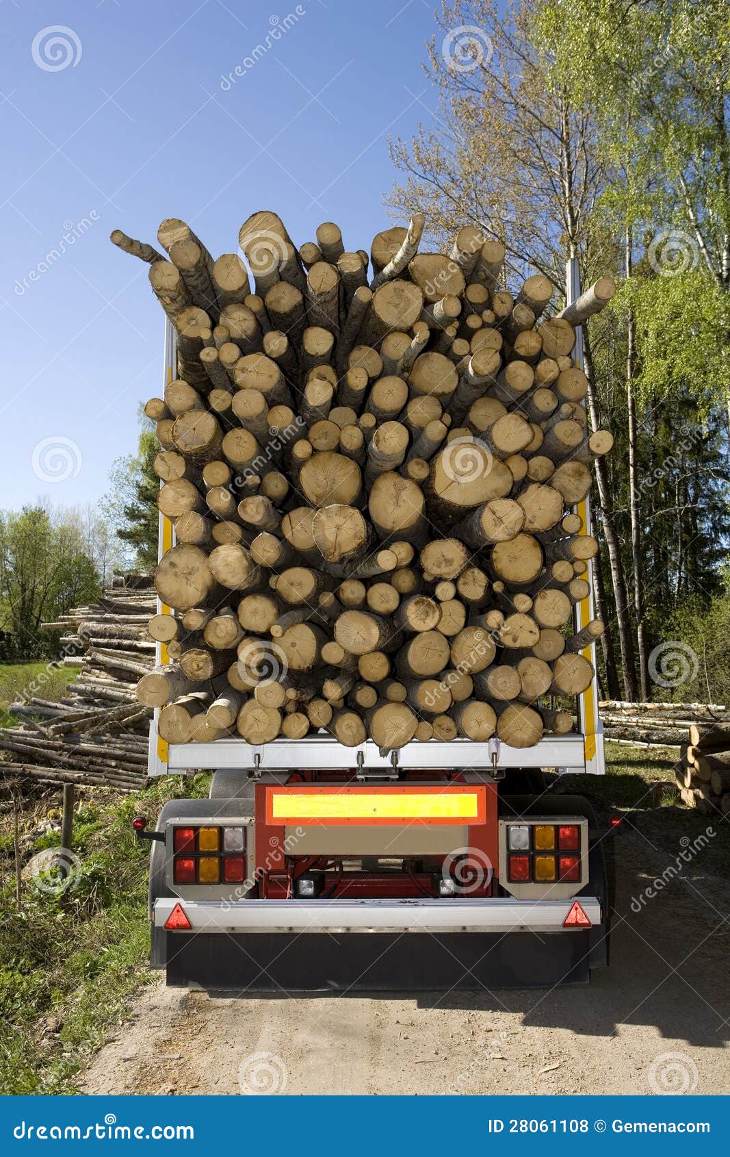 Loaded Timber stock photo. Image of wood, industry, environment - 28061108