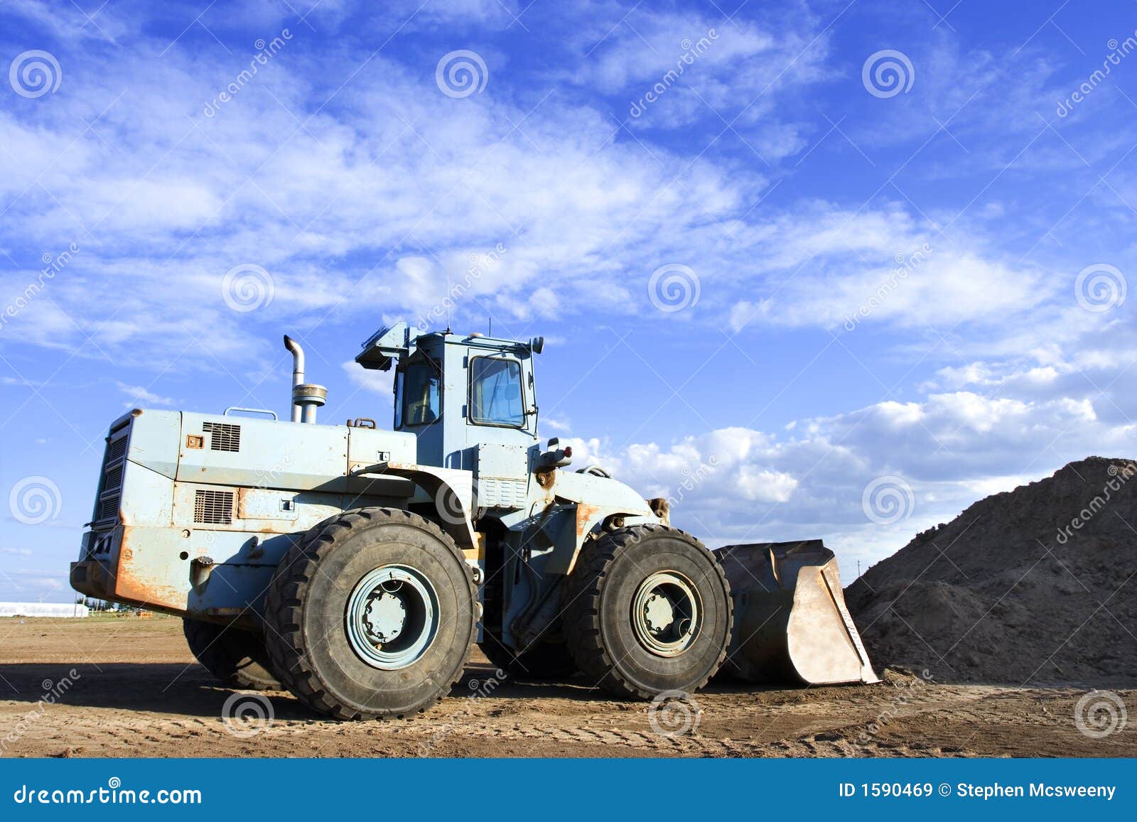 Loader stock image. Image of machinery, build, digger - 1590469