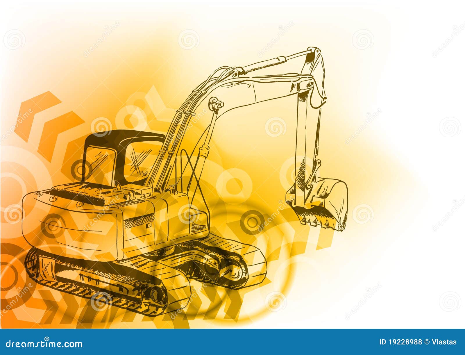 Loader. Abstract 3d Wheel Heavy Loader Illustration Isolated On White ...