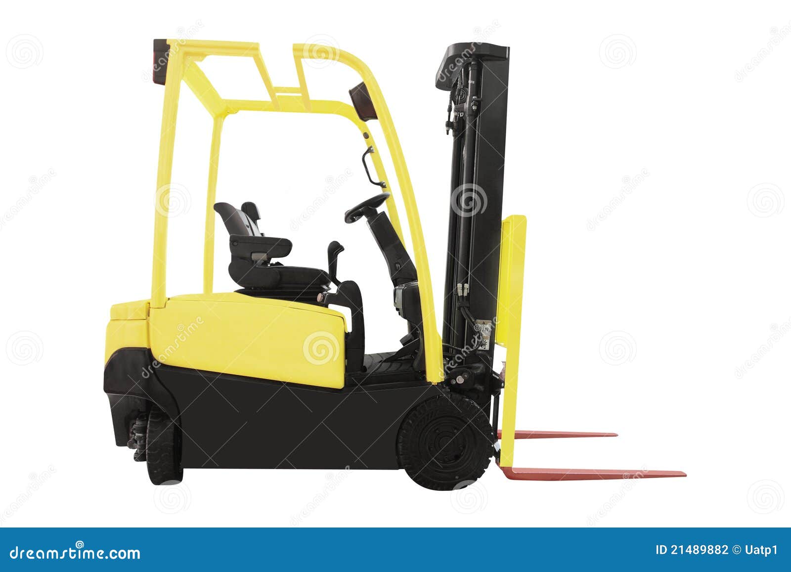 Loader stock photo. Image of warehouse, elevator, pallet - 21489882