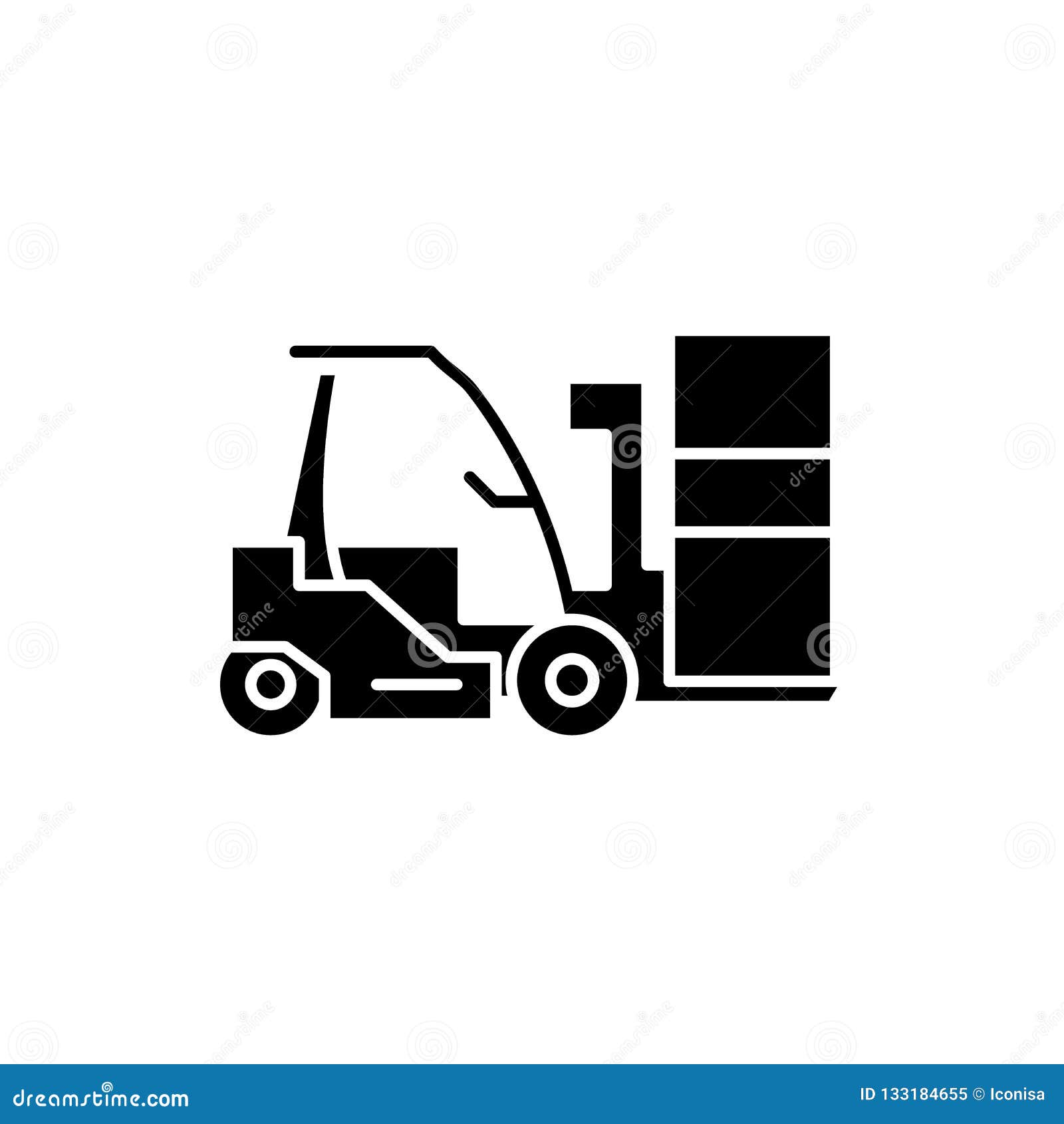 Loader Black Icon, Vector Sign on Isolated Background. Loader Concept ...
