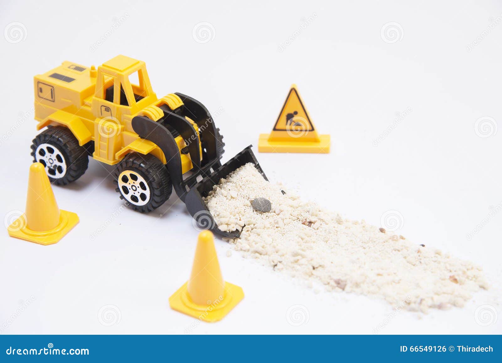 Loader carrying sand stock photo. Image of equipment - 66549126