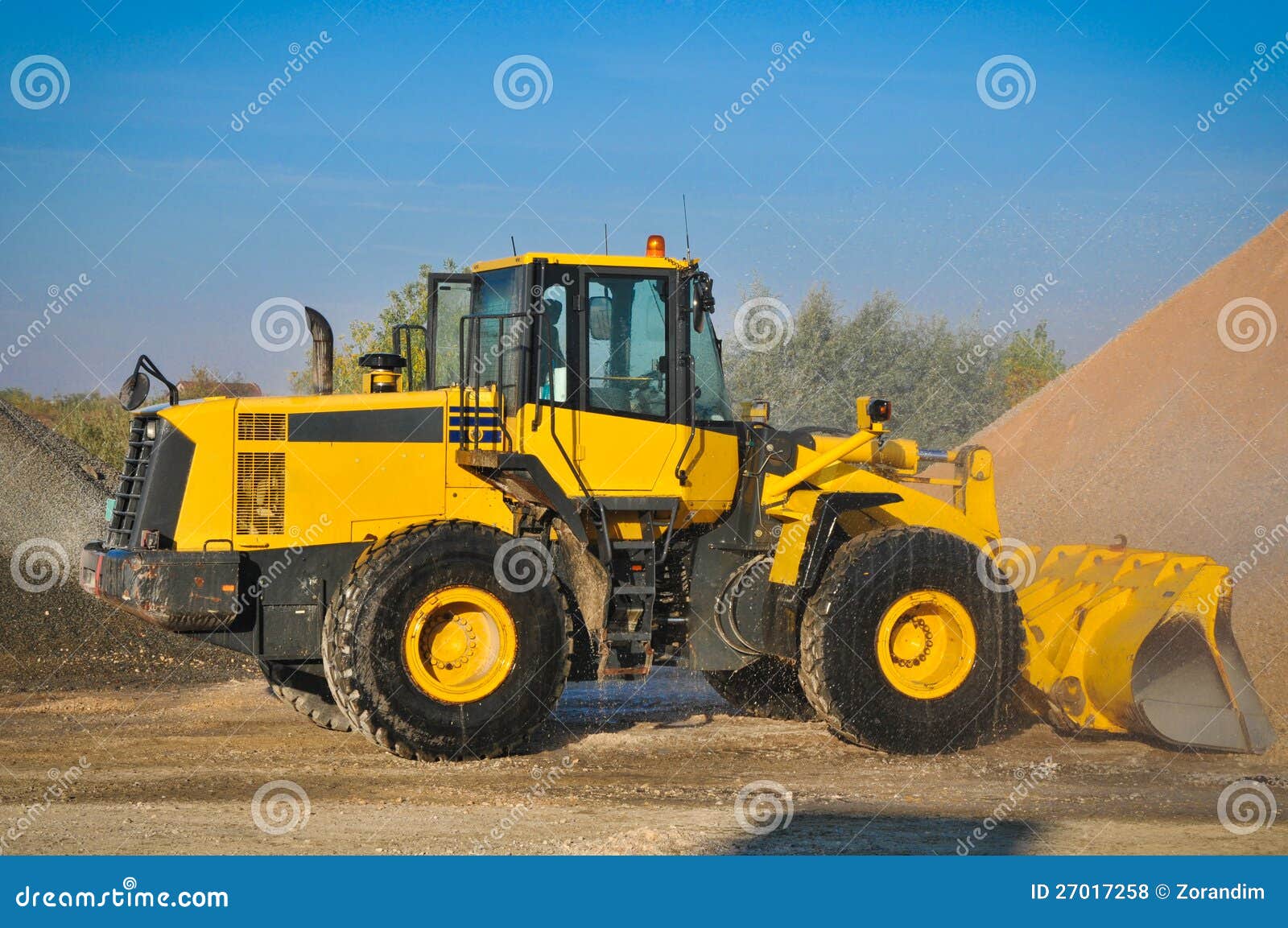Loader Excavator Construction Machinery Equipment Stock Photo - Image ...
