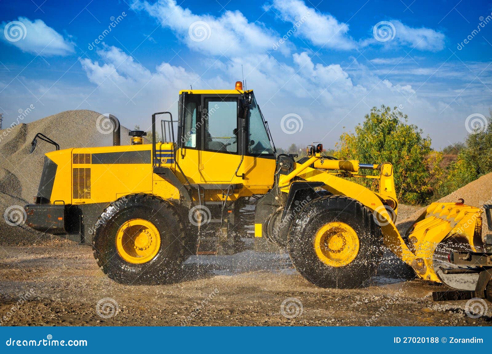 Loader Excavator Construction Machinery Equipment Stock Photo - Image ...