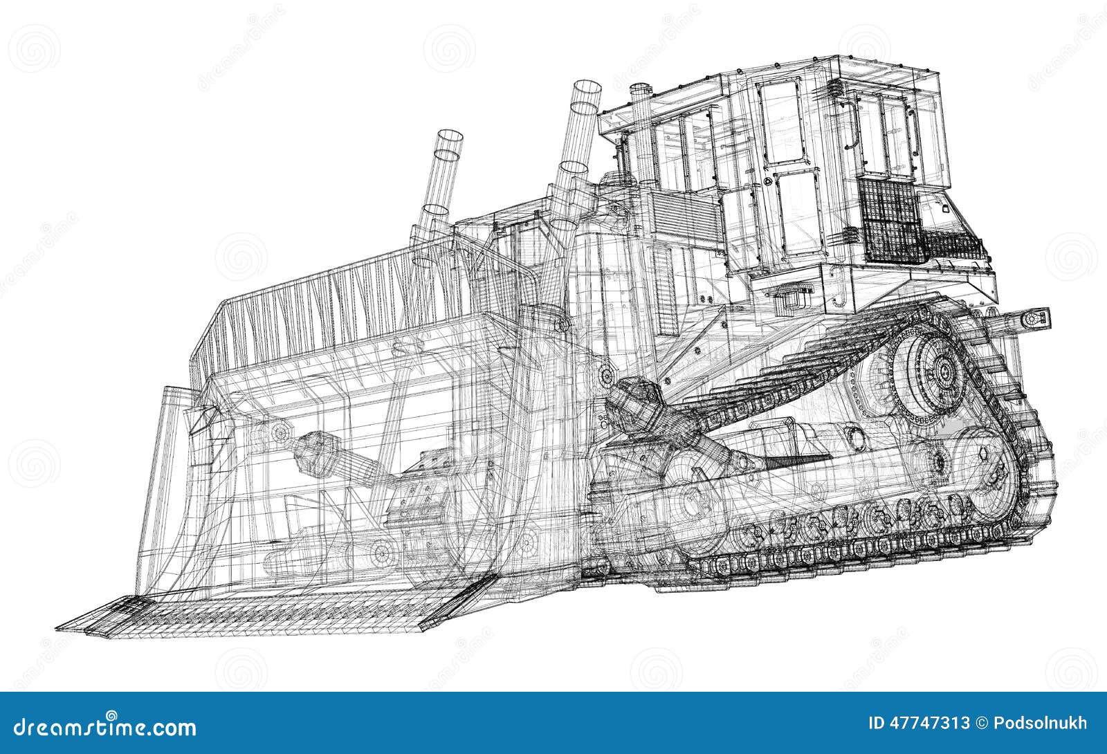 Loader stock illustration. Illustration of machine, horizontal - 47747313