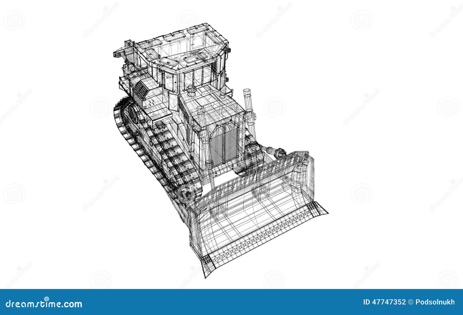 Loader stock illustration. Illustration of industry, engine - 47747352