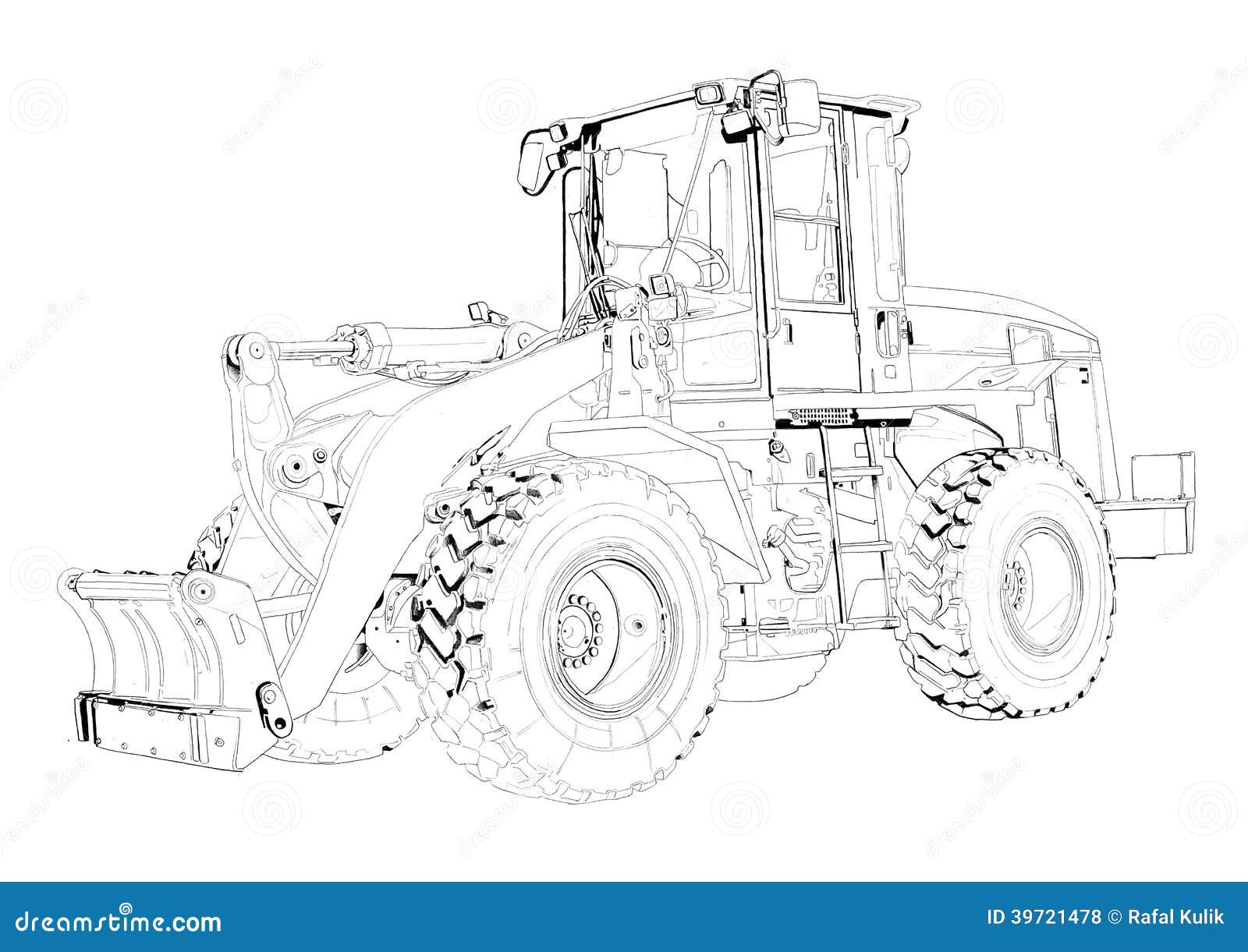 Loader Illustration Drawing Art | CartoonDealer.com #39721531