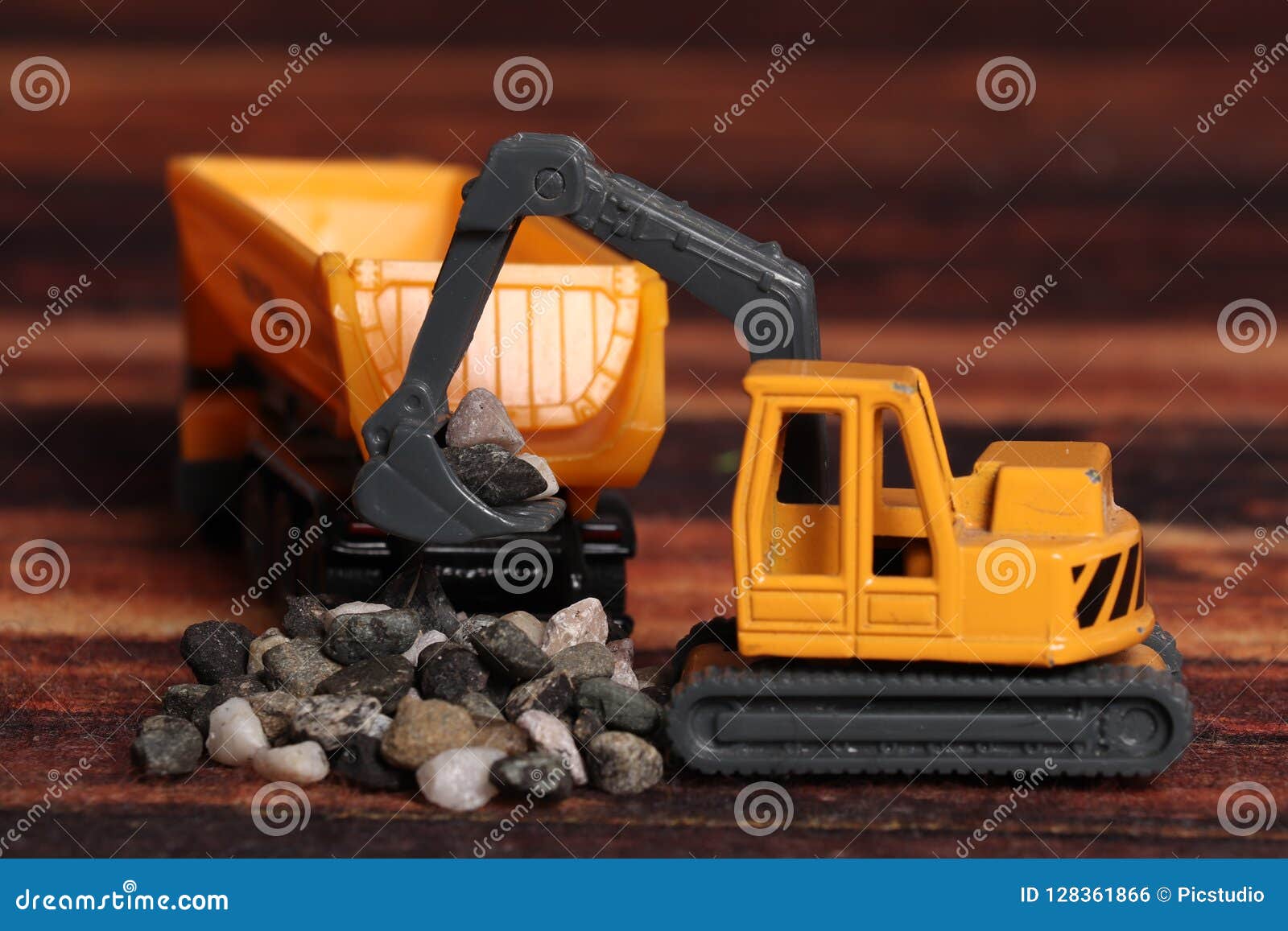 Loader machine stock photo. Image of construction, rocks - 128361866