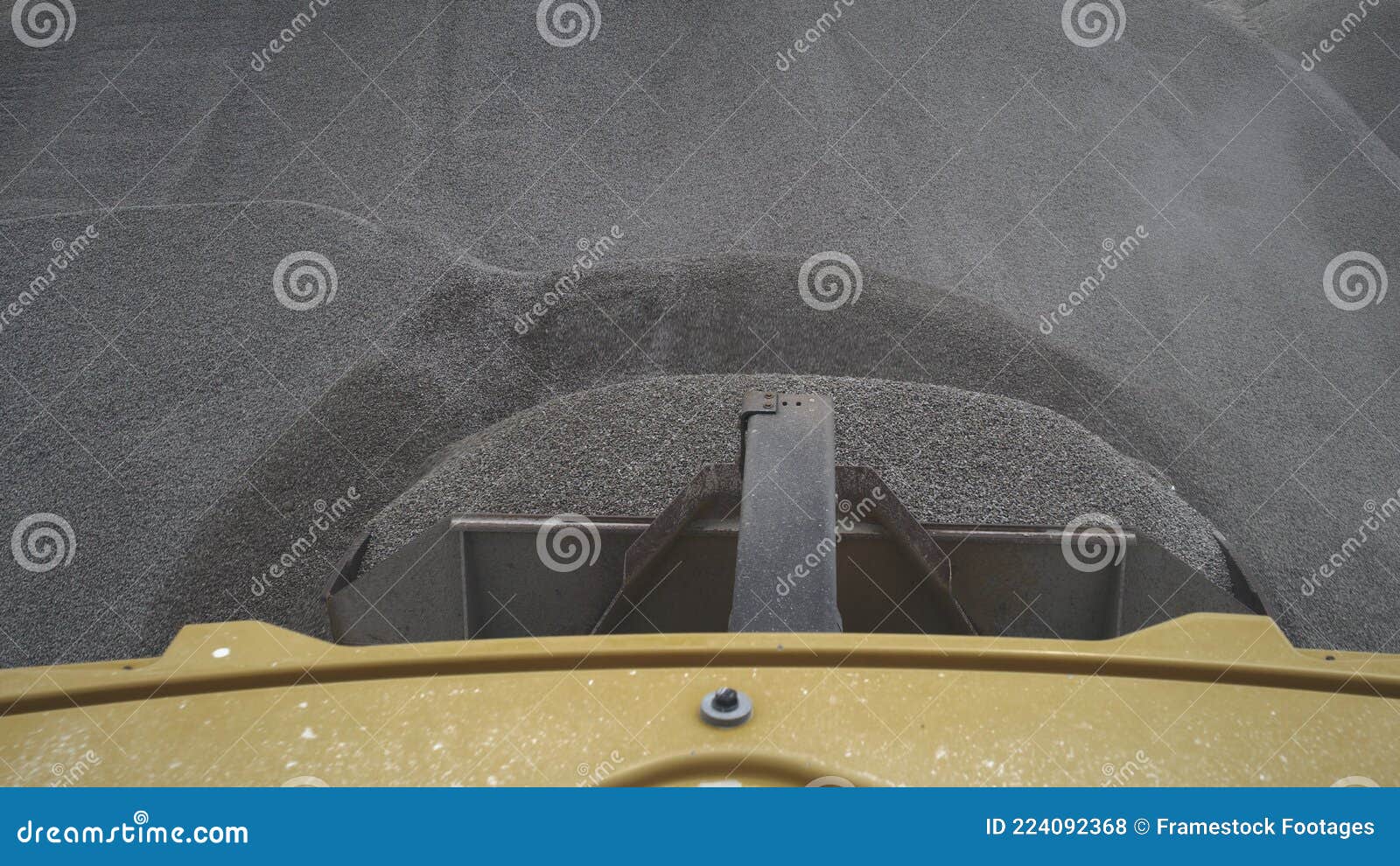 Loader Scooping Gravel from Heap Stock Photo - Image of scoop, loader ...