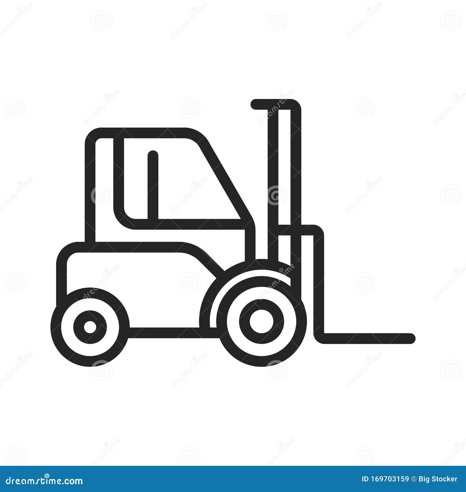 Loader Truck Icon in Modern Design Style for Web Site and Mobile App ...