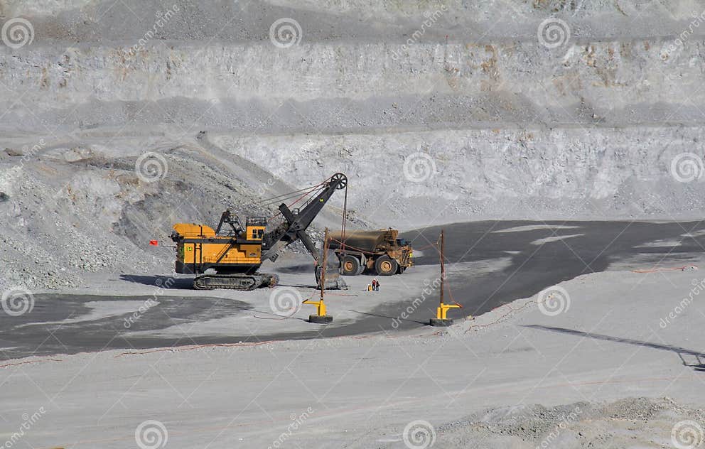 Loader & Water Truck editorial image. Image of lake - 24982835