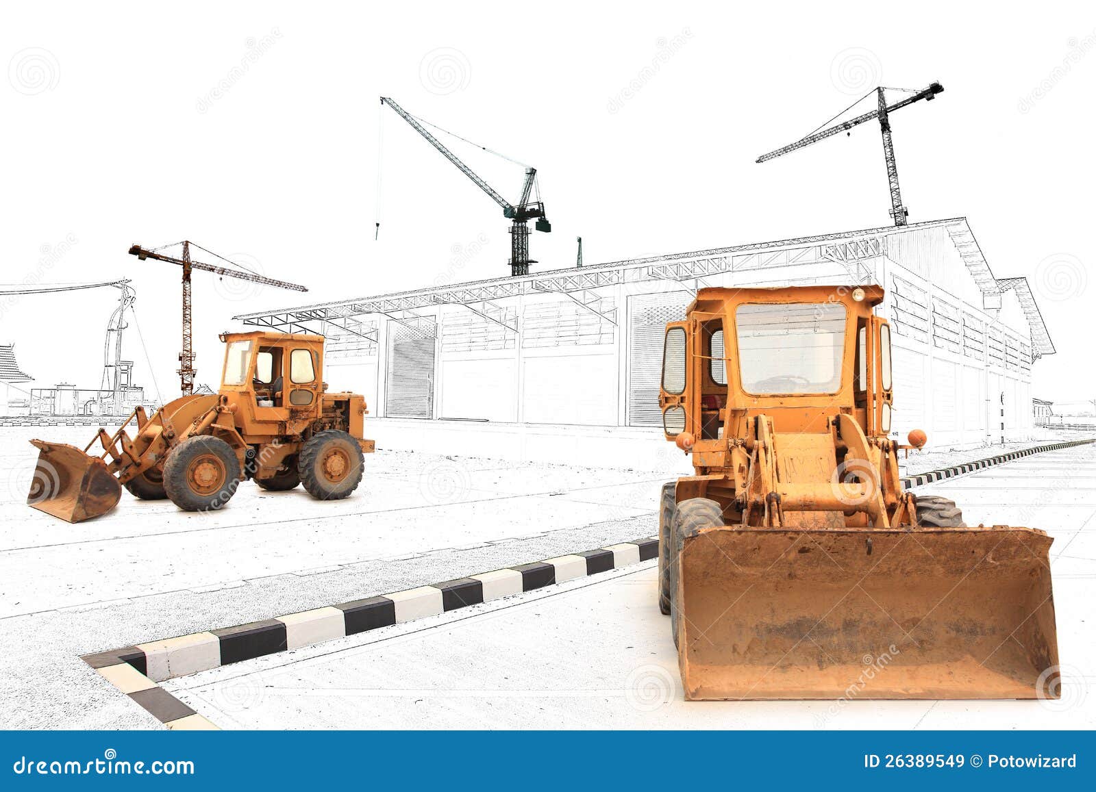 Loaders concept stock image. Image of heavy, isolated - 26389549