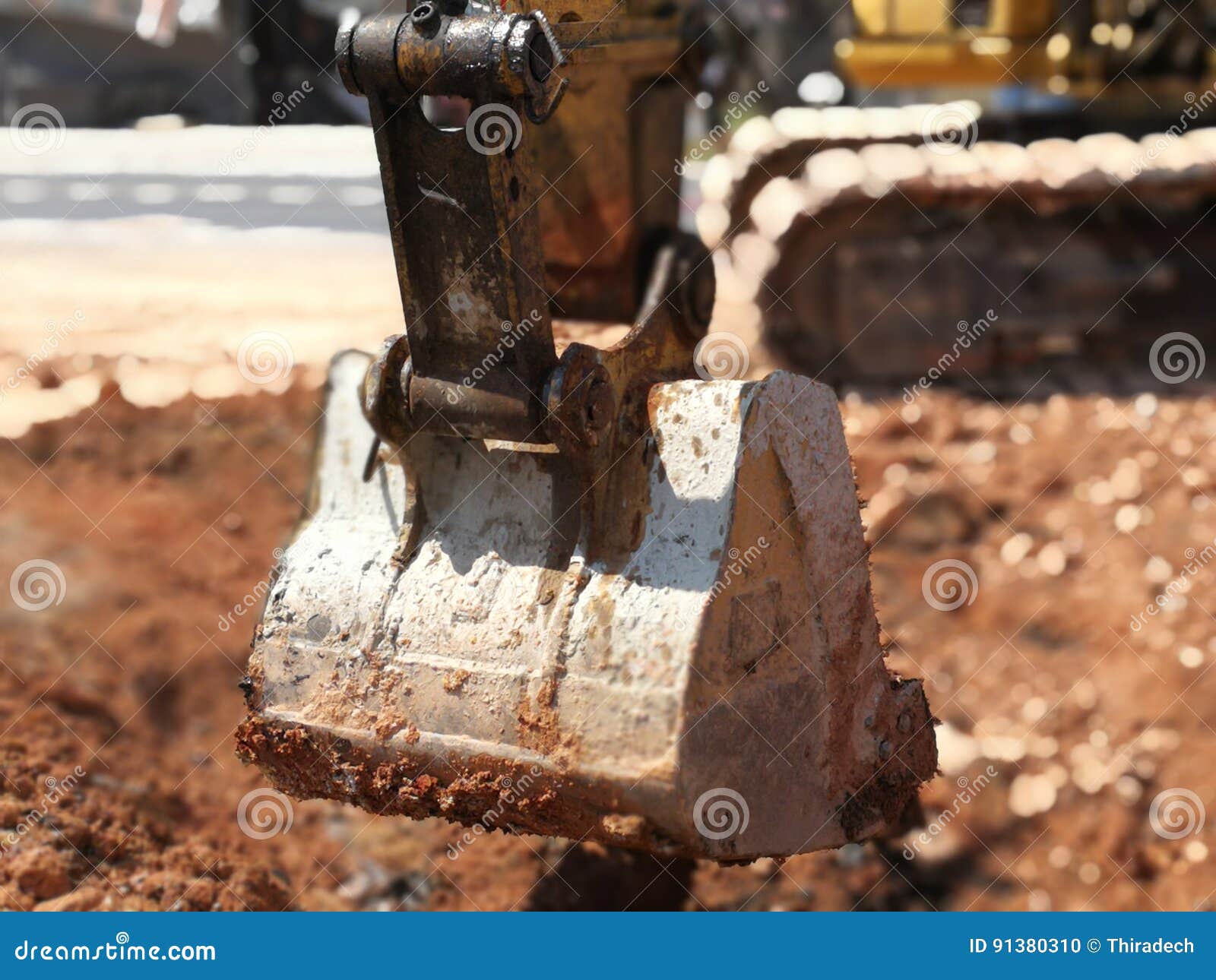 Loaders are Working in the Highway Stock Photo - Image of construct ...