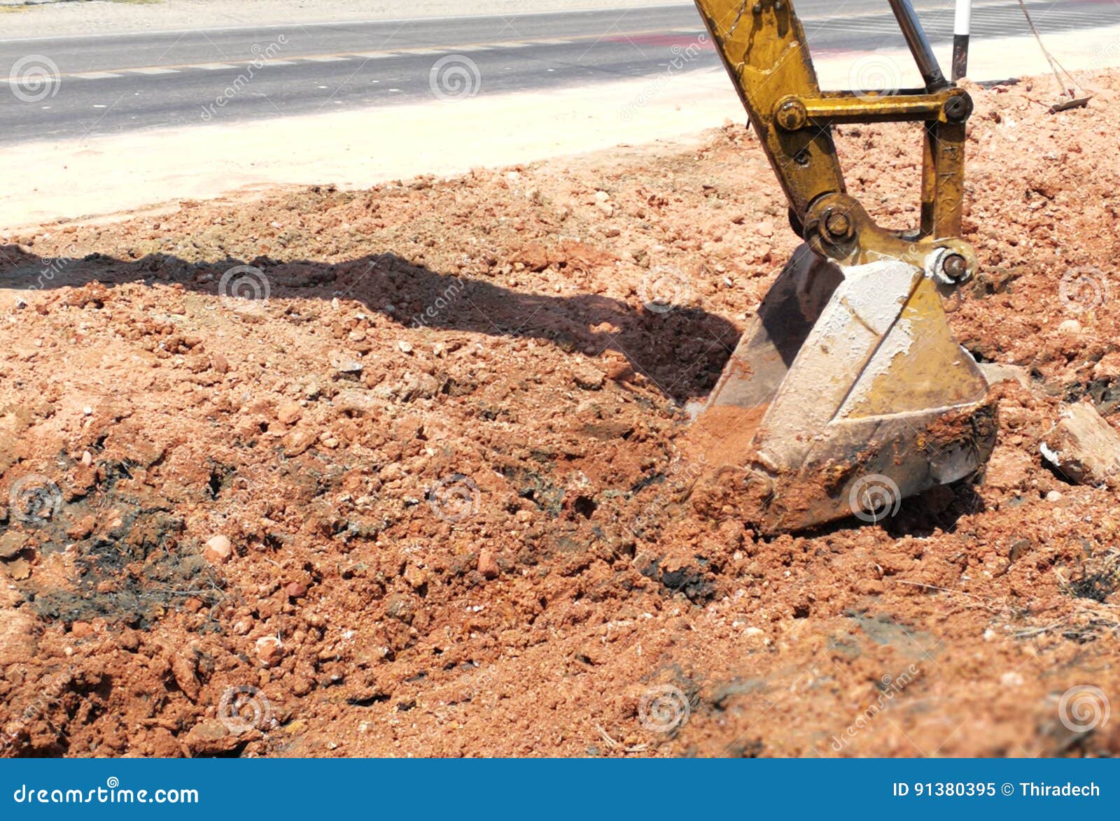Loaders are Working in the Highway Stock Image - Image of earth, dirt ...