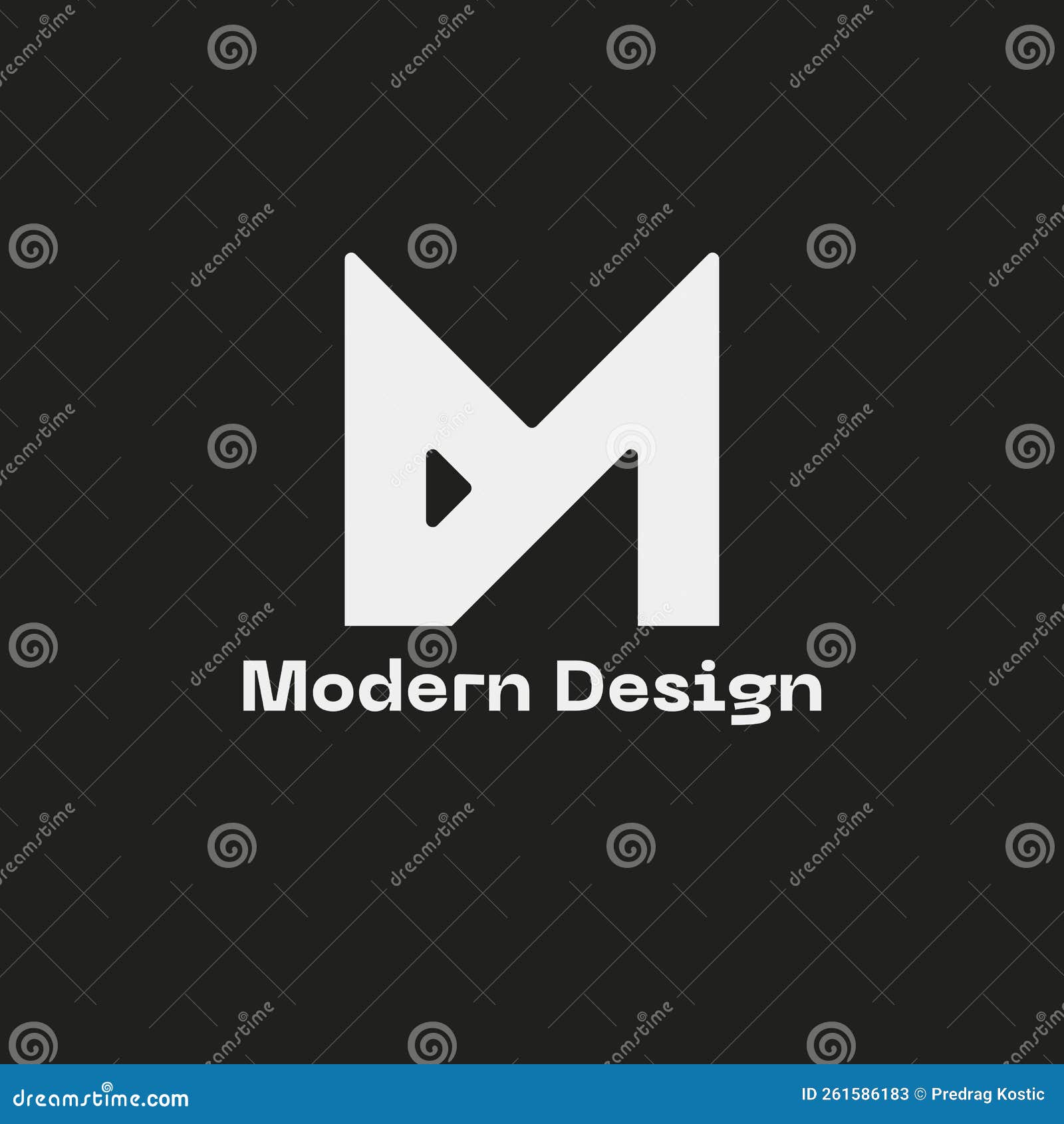 Modern design logo stock illustration. Illustration of line - 261586183