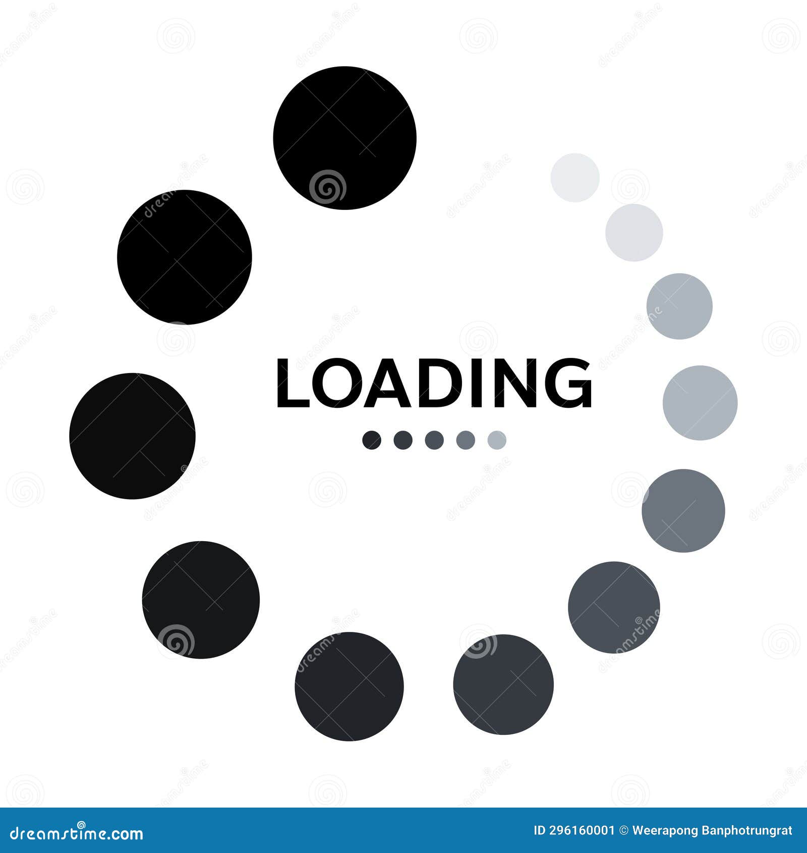 Loading Bar for Download Information from Internet Stock Vector ...