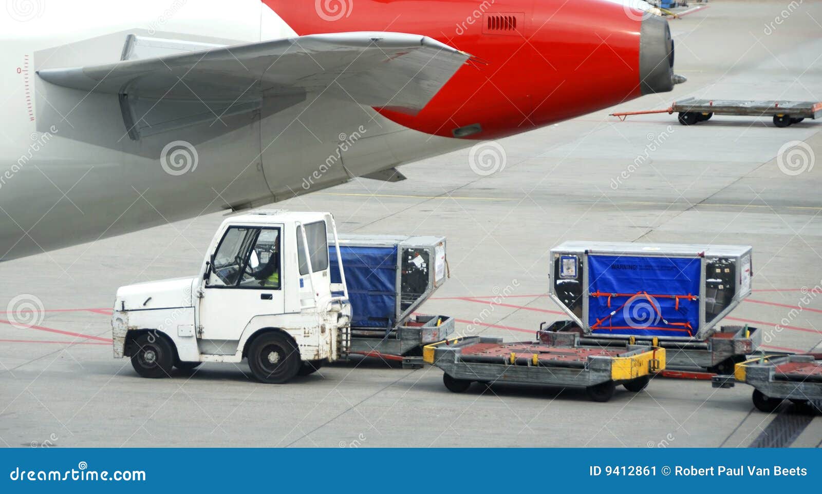 Loading an airplane stock image. Image of airport, flying - 9412861