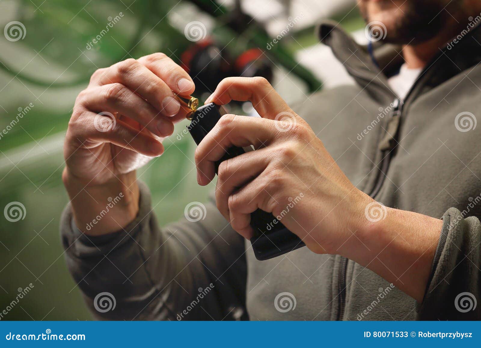 Loading arms stock image. Image of reloads, rear, shoot - 80071533