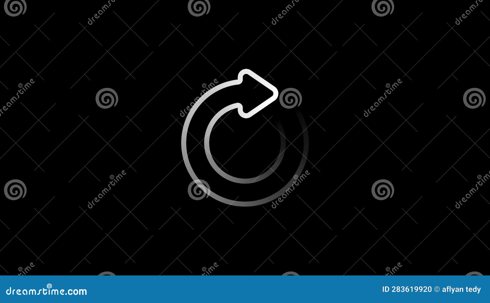 Loading Arrow Animation stock footage. Video of countdown - 283619920