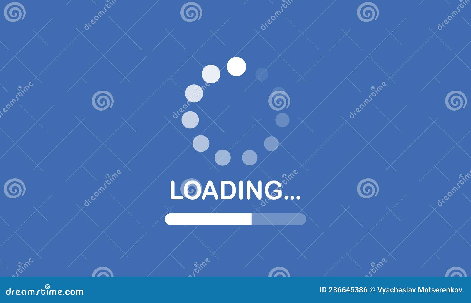 Loading Background Icon Flat Design Stock Vector - Illustration of ...