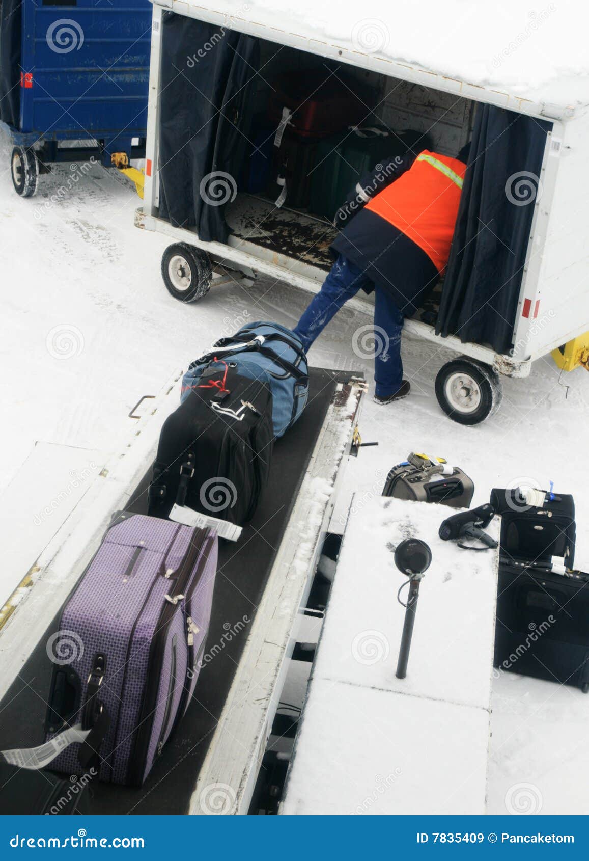 Loading baggage stock image. Image of commercial, bags - 7835409