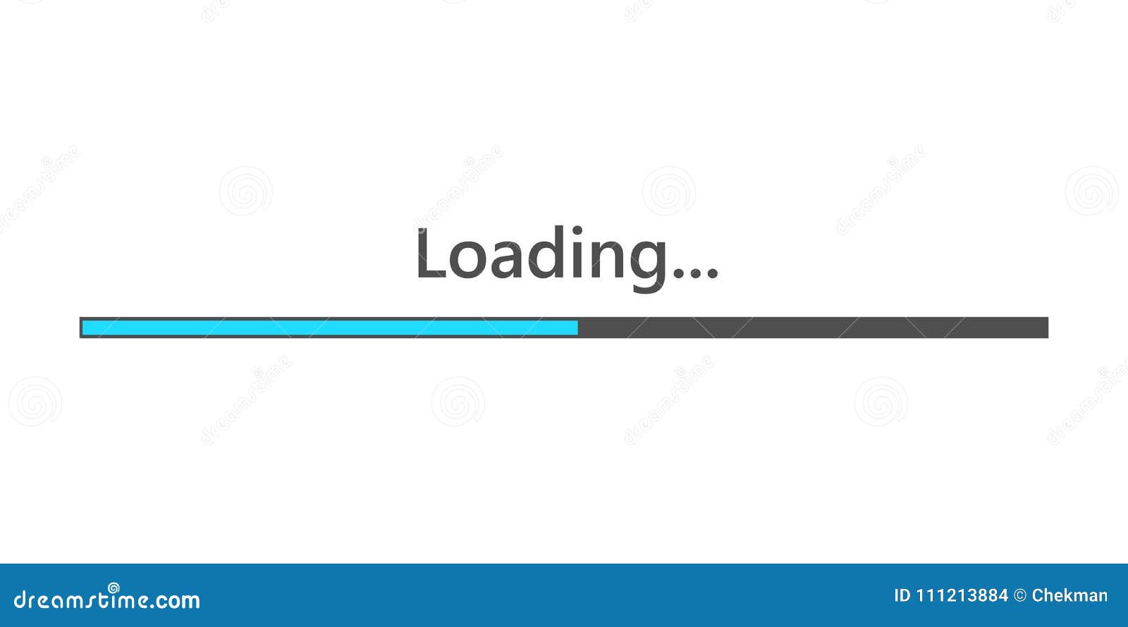 Loading Bar Icon. Vector Illustration. Stock Illustration ...