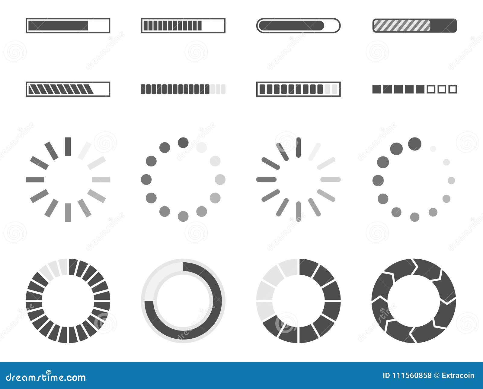 Load Progress Bar Icon, Load Vector Sign Illustration. System Software ...