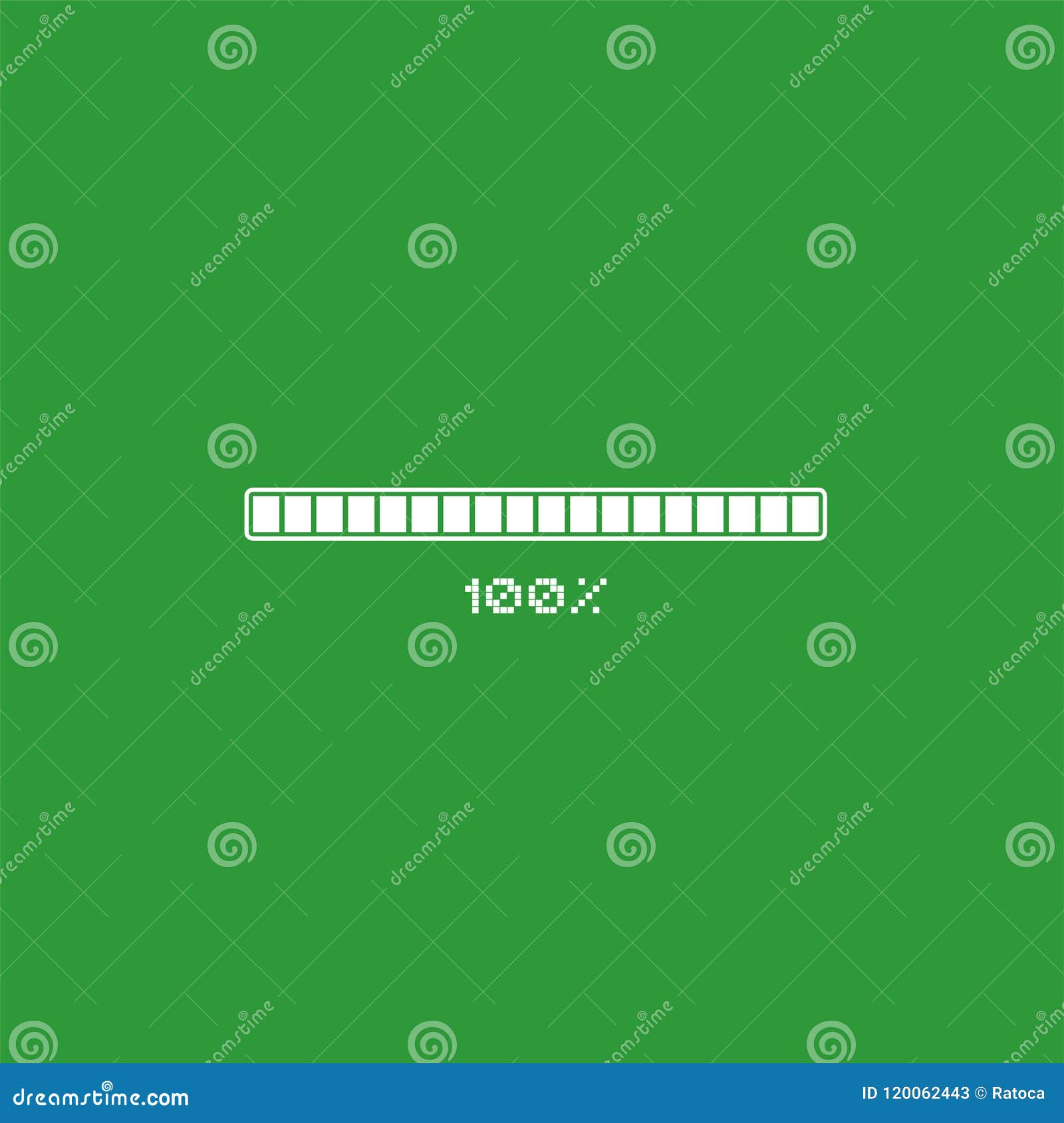 Loading bar illustration stock vector. Illustration of style - 120062443