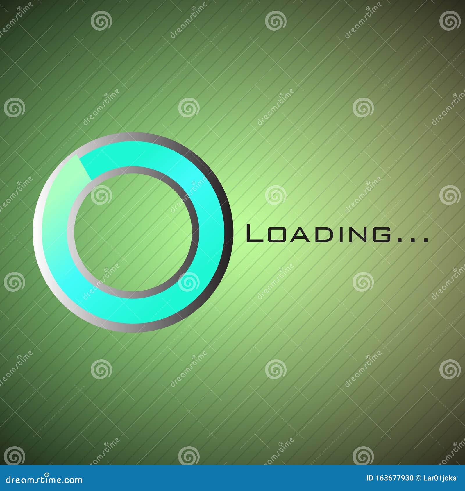 Loading Bar Over a Textured Background Stock Vector - Illustration of ...