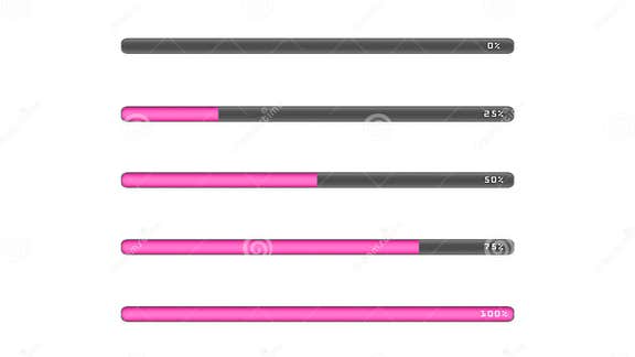 Loading bar pink stock illustration. Illustration of network - 35523136