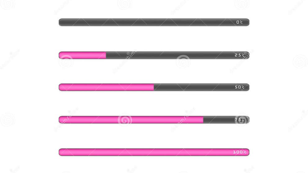 Loading bar pink stock illustration. Illustration of network - 35523136