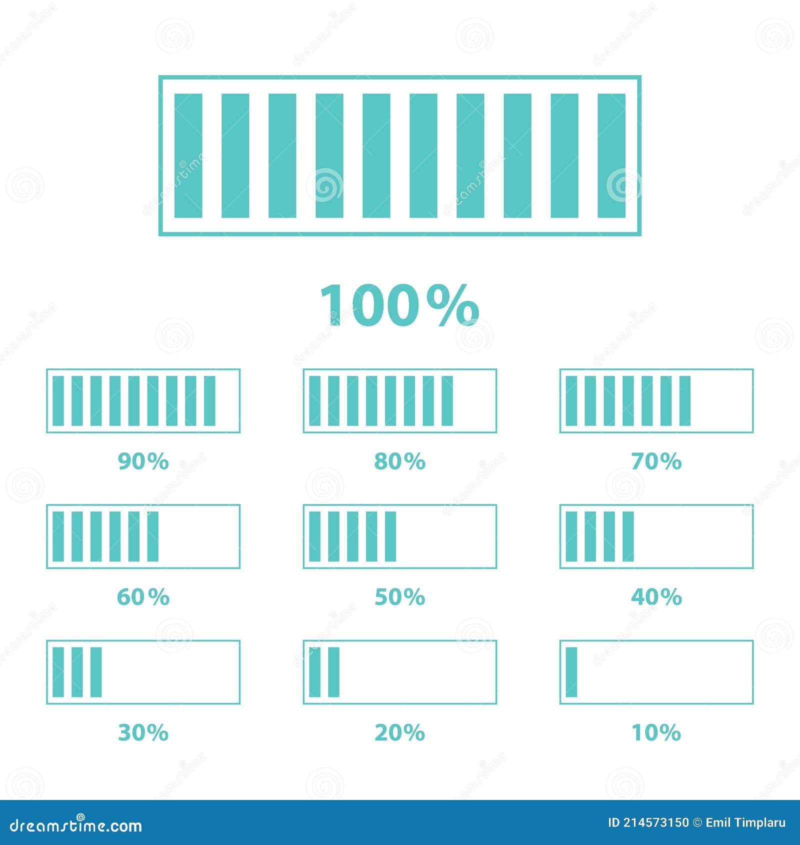 Loading Bar Vector Design Illustration Stock Vector - Illustration of ...