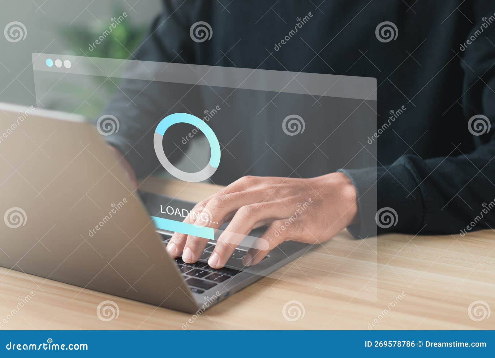 Progress Bar Loading Concept. Stock Photo - Image of signs, screen ...