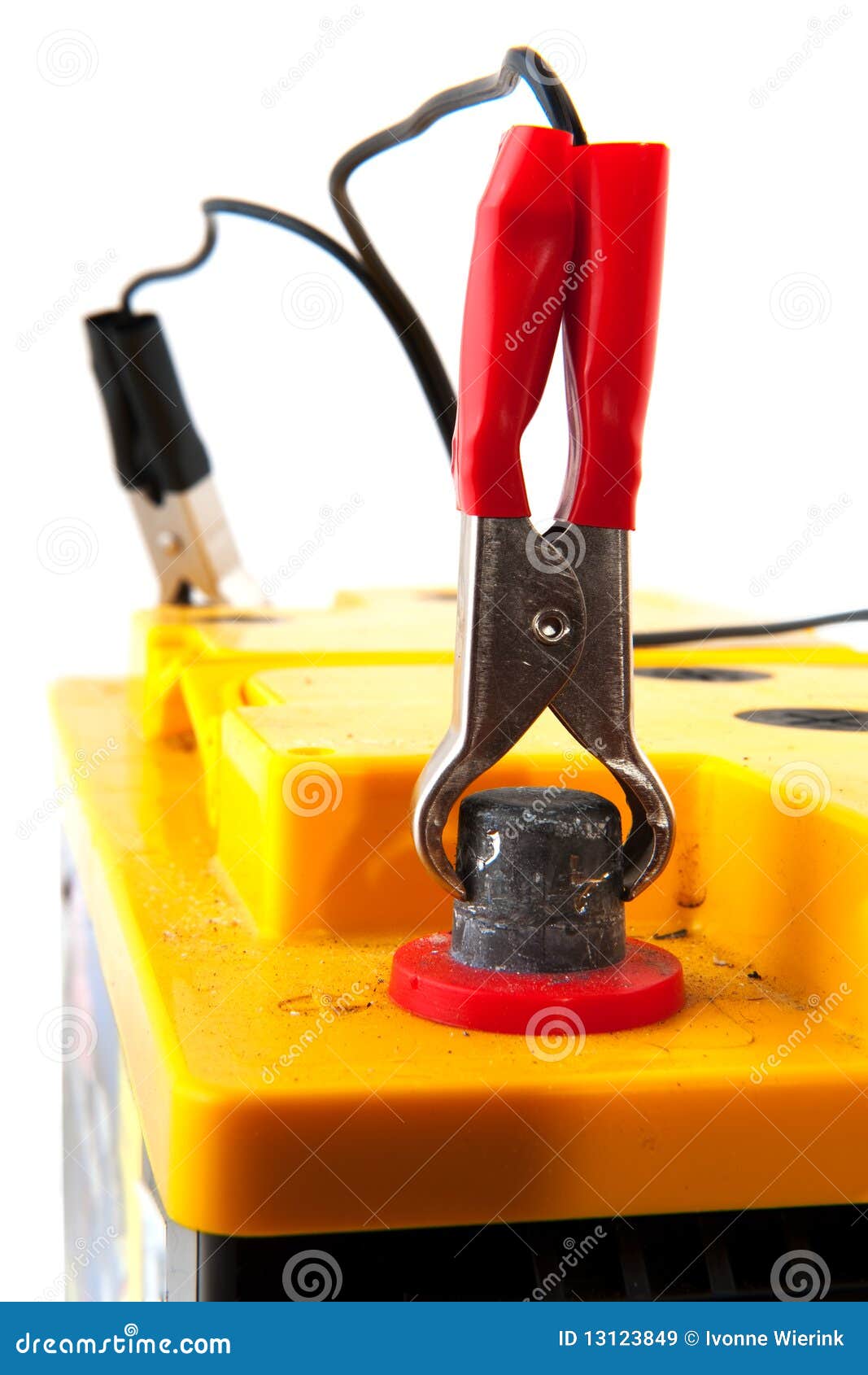 Loading the battery stock image. Image of loader, problems - 13123849
