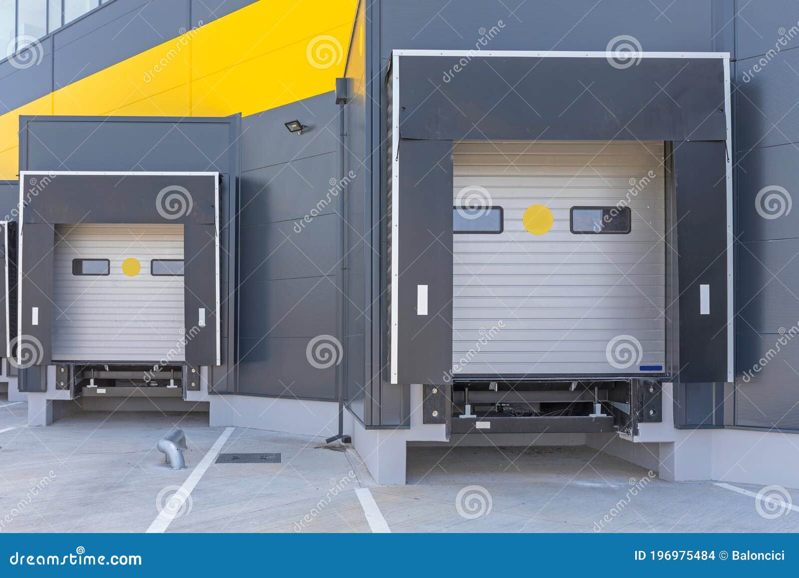 Loading Bay Cargo stock photo. Image of access, distribution - 196975484