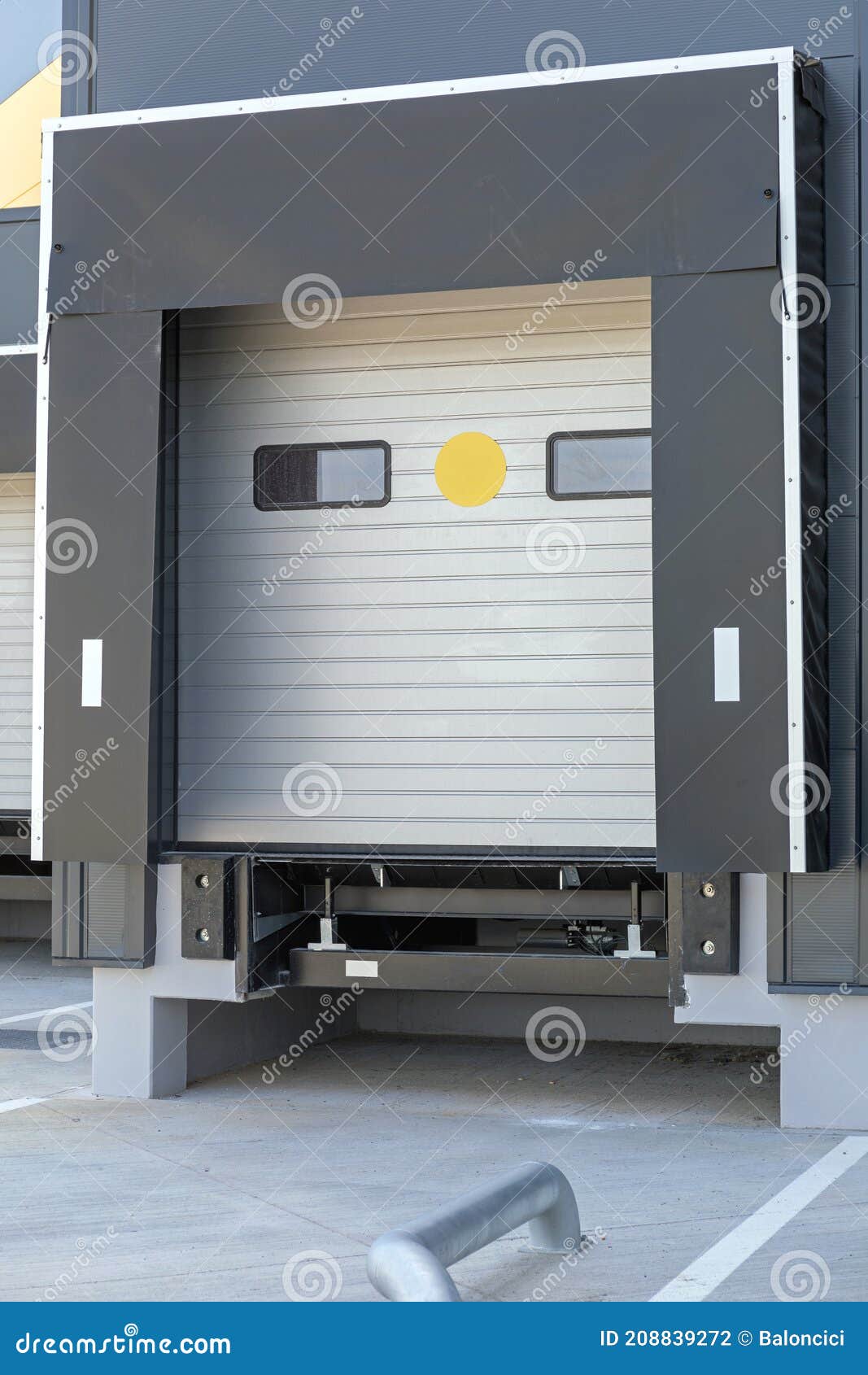 Loading Bay Door stock photo. Image of delivery, closed - 208839272