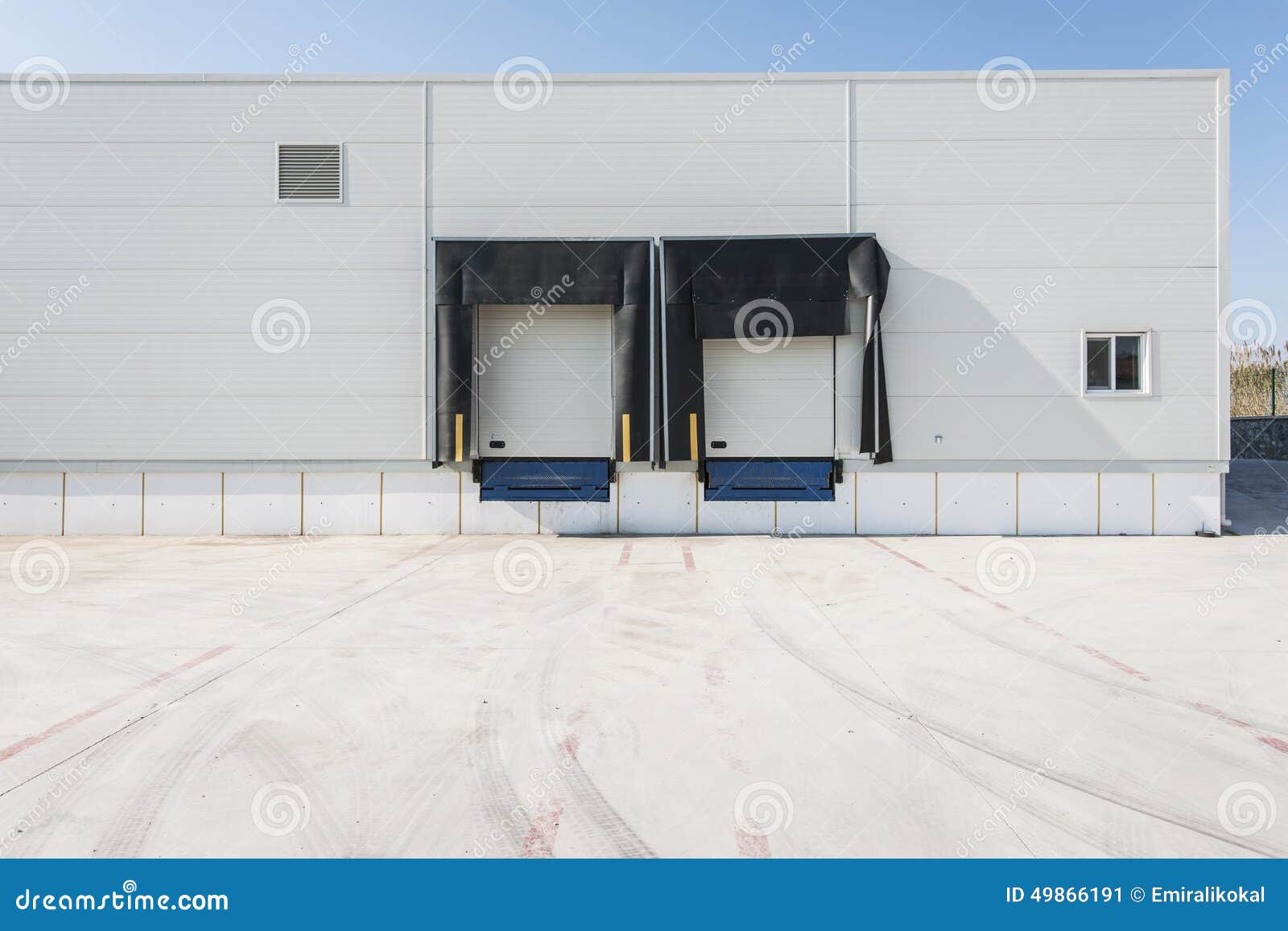 Loading bay for truck stock image. Image of people, loading - 49866191