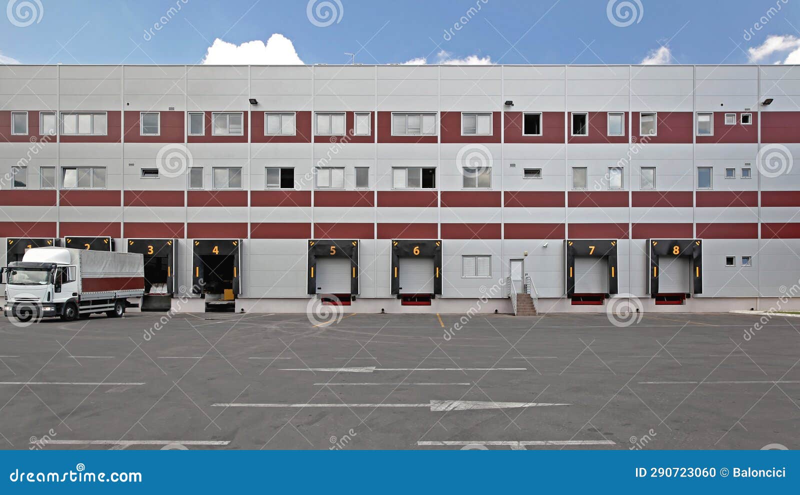 Loading Bay Warehouse stock photo. Image of fulfillment - 290723060