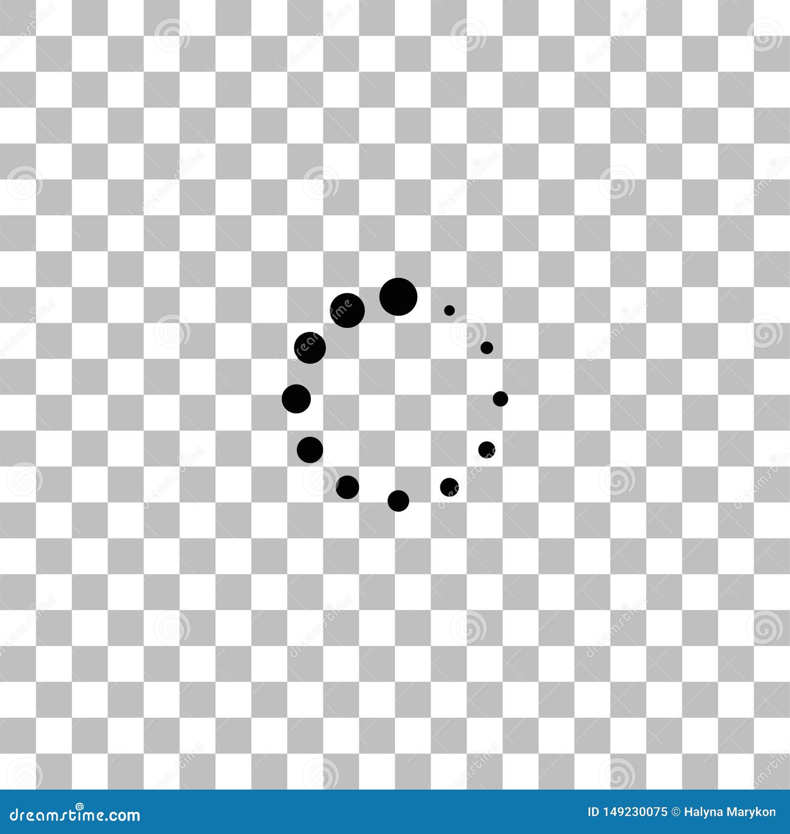 Loading icon flat stock vector. Illustration of blank - 149230075