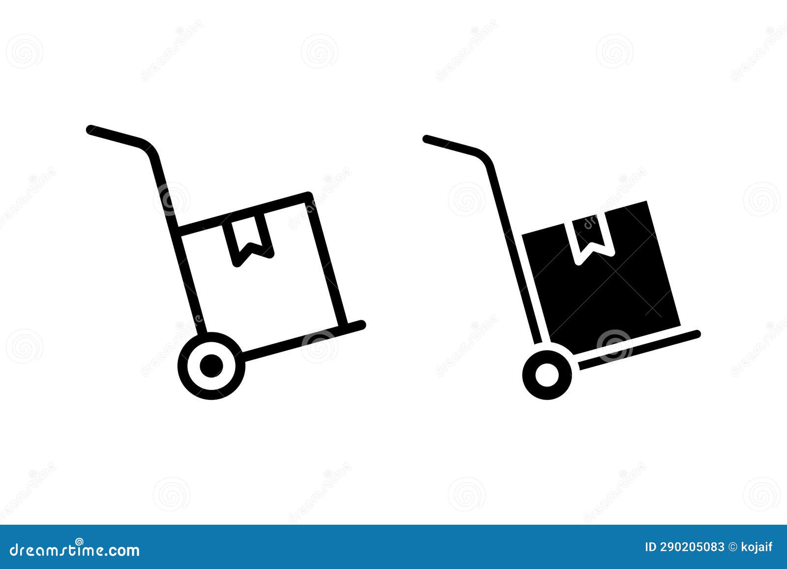 Loading Boxes Vector Icon. Delivery, Logistics Symbol Stock ...