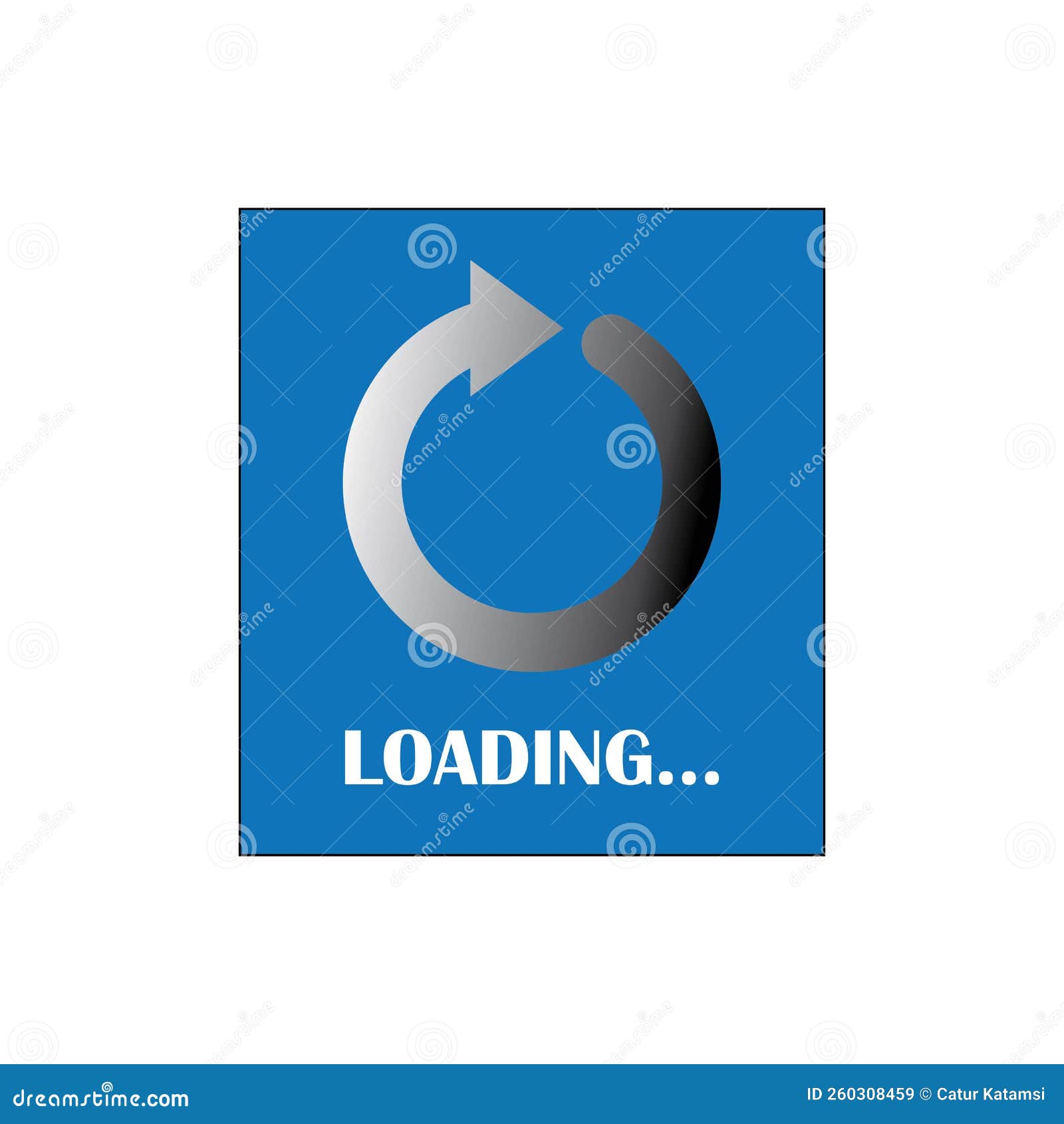 Loading or Buffering Icon Logo Stock Illustration - Illustration of ...