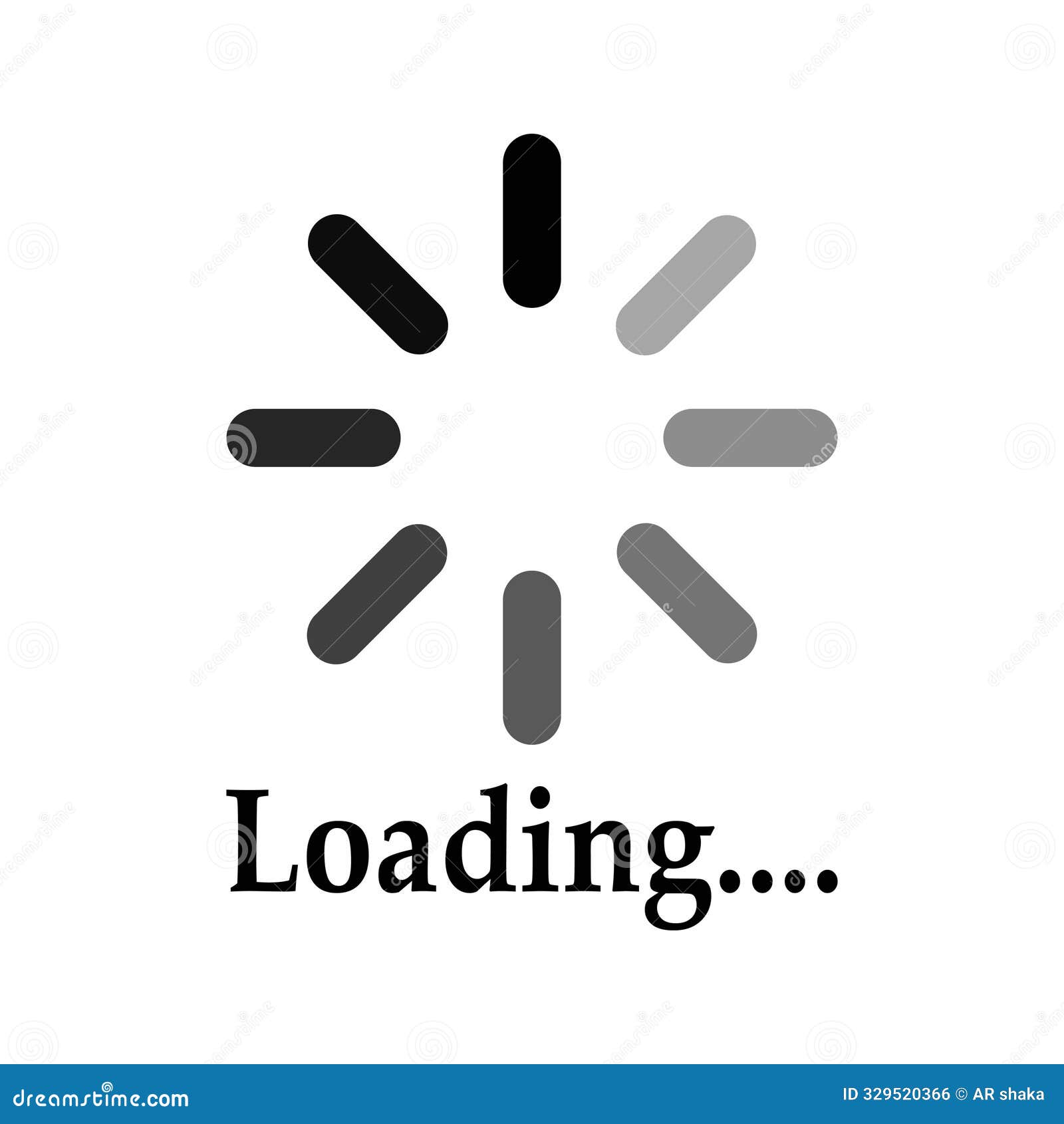 Loading or Buffering Icon Symbol,logo Illustration Design Template ...