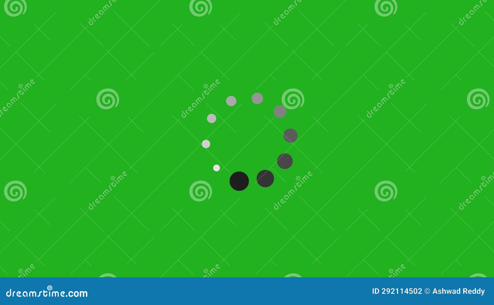 Loading or Buffering Symbol Green Screen Motion Graphics Stock Footage ...