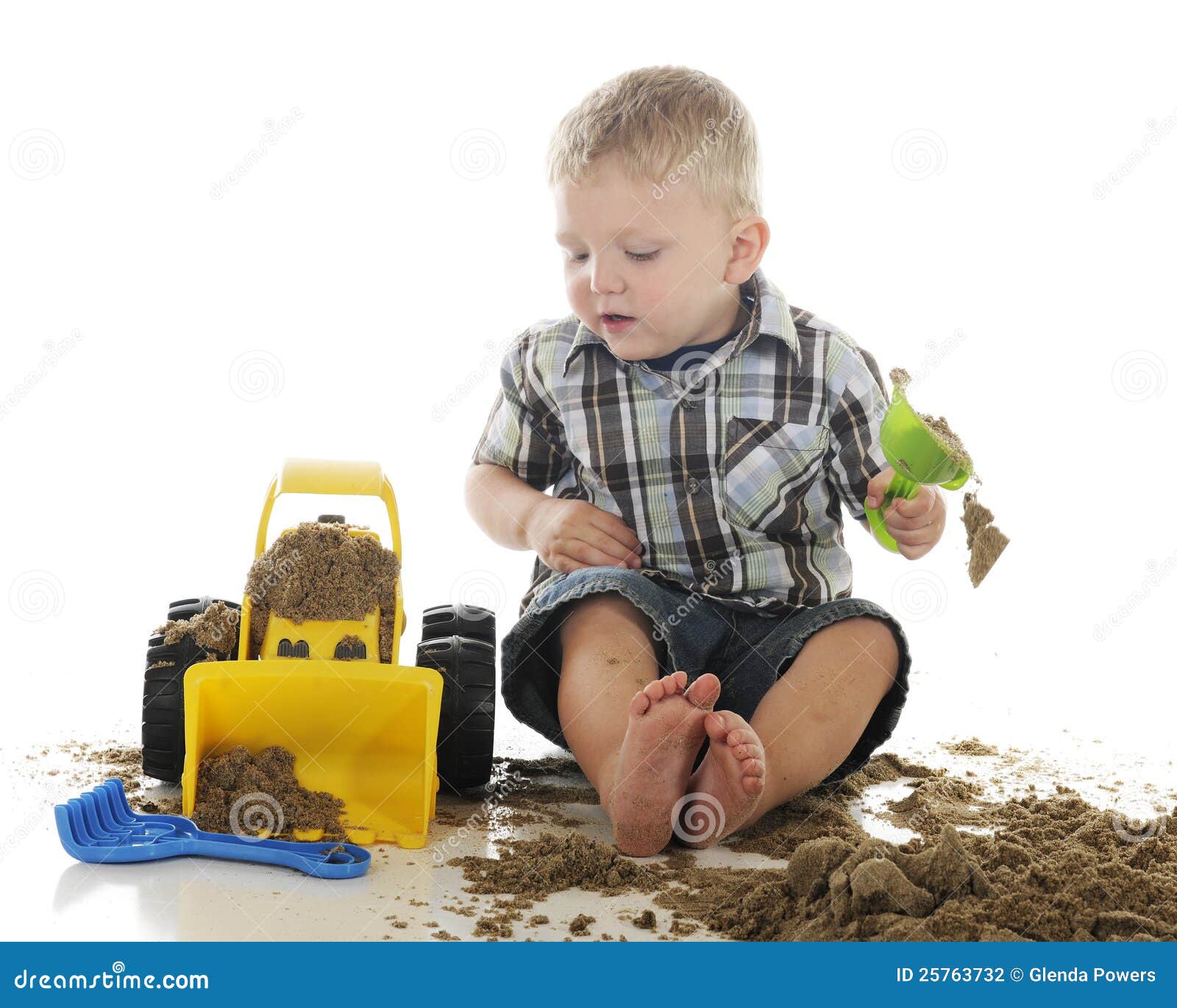 Loading A Bulldozer Royalty-Free Stock Photo | CartoonDealer.com #3391953