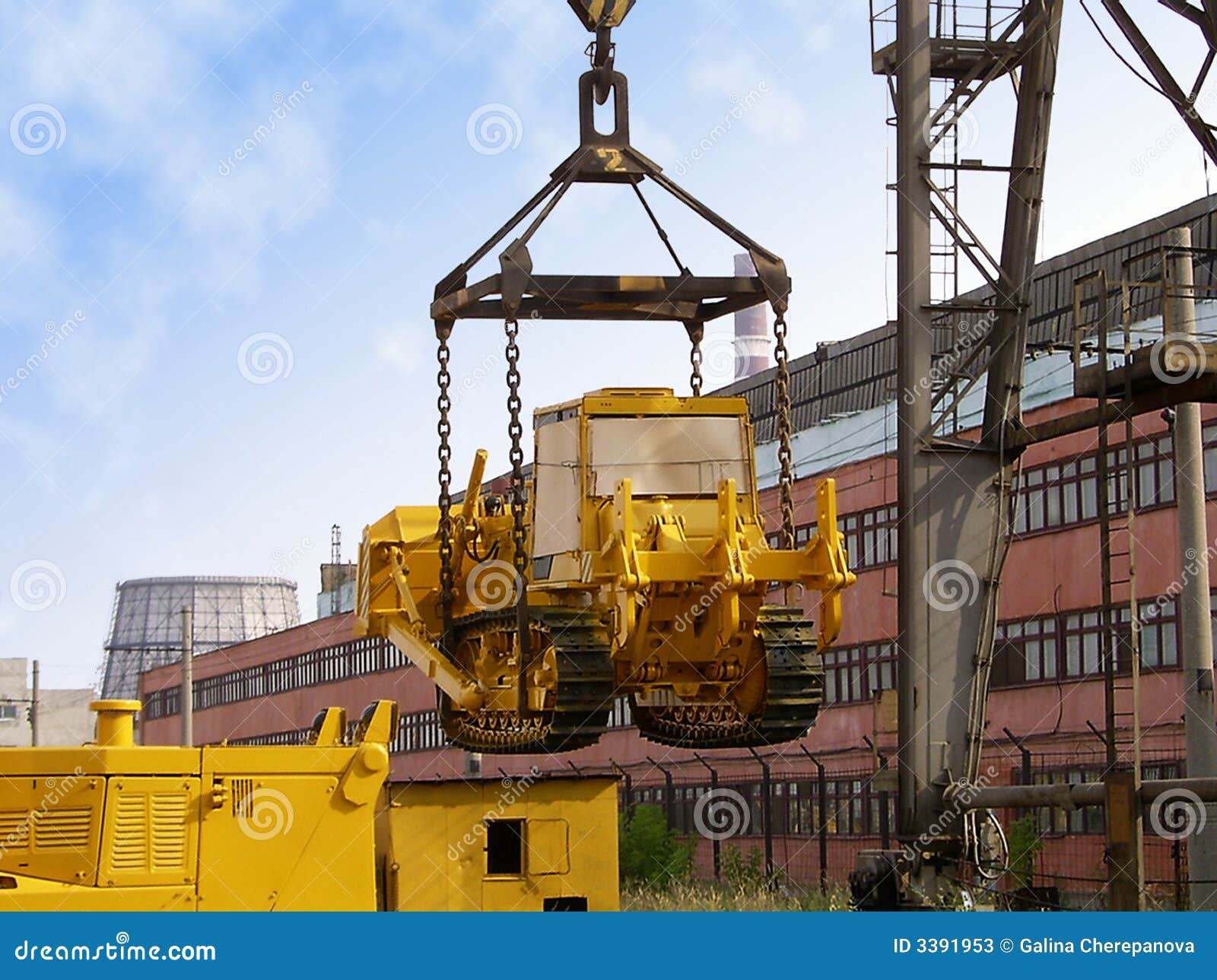 Loading A Bulldozer Royalty-Free Stock Photo | CartoonDealer.com #3391953