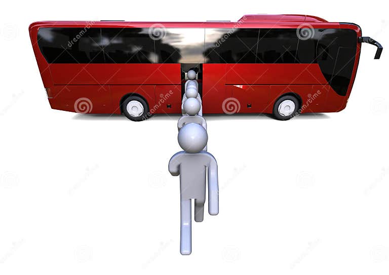 Loading Bus stock illustration. Illustration of auto - 75408056