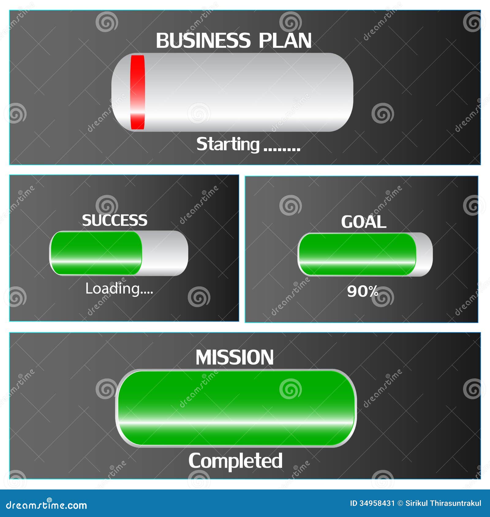 Loading Business Concept stock illustration. Illustration of finish ...